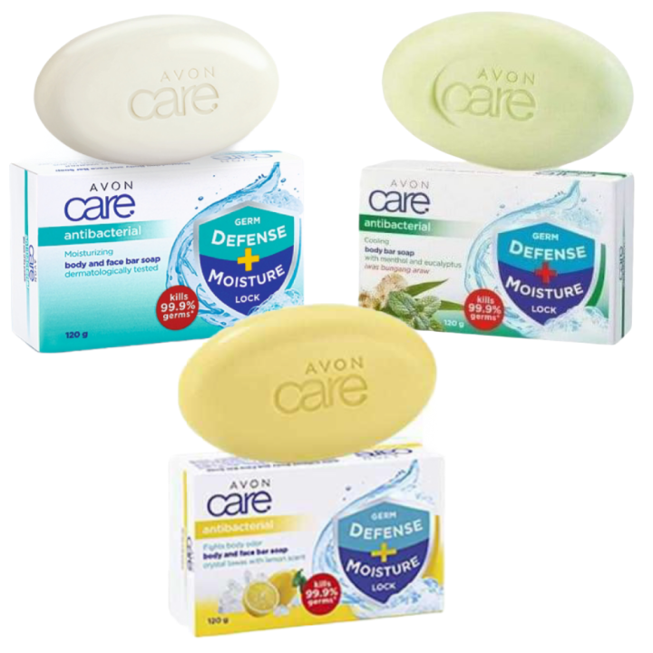 Avon Care Antibacterial Bar Soaps 120g Mabango Family Soap Germ Killer Whitening | Lazada PH