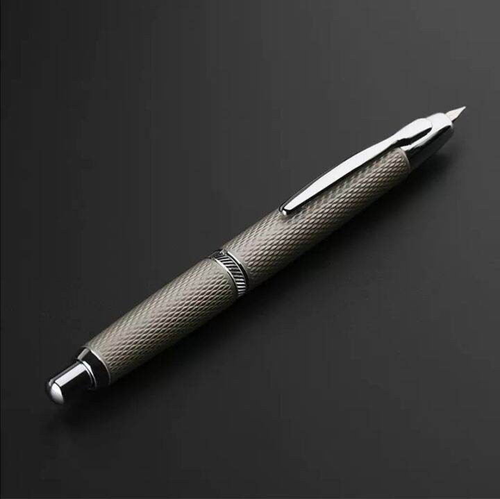 New Majohn A1 AK1 Press Fountain Pen Fish Scale Pattern EF 0.4MM Nib ...