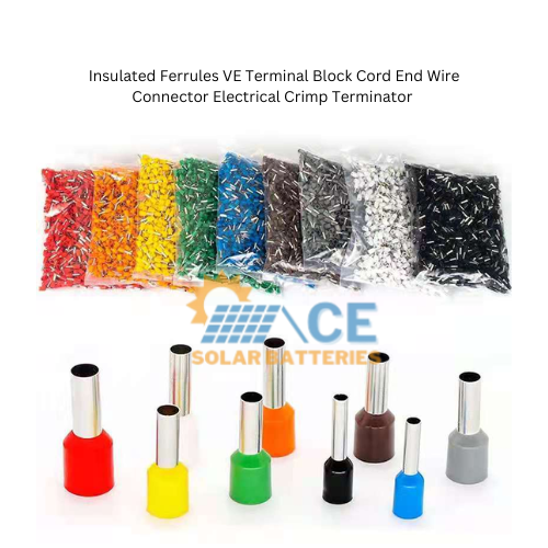 Insulated Ferrules VE Terminal Block Cord End Wire Connector Electrical ...