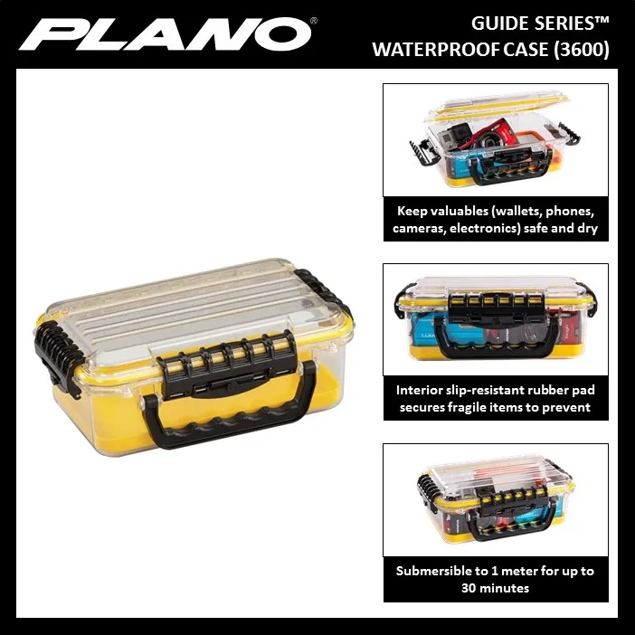 Plano Guide Series Waterproof Case, Yellow - 3600 | Lazada PH