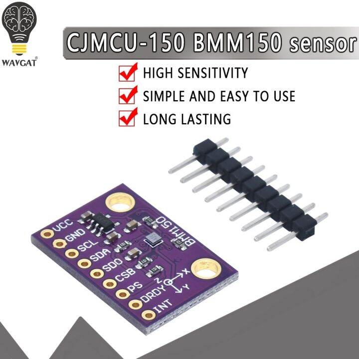 WAVGAT MCU-150 BMM150 geomagnetic sensor magnetometer compass Geomagnetic sensor module | Lazada PH