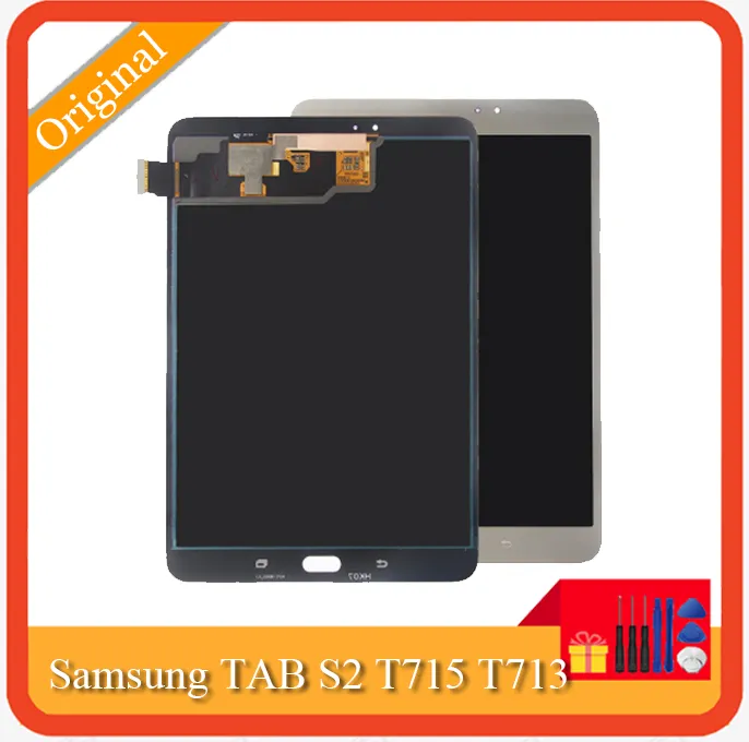 จอ LCD 8.0นิ้วสำหรับ Samsung Galaxy Tab S2,จอแสดงผล SM-T710 T713หน้าจอสัมผัส T715 T719แผงประกอบ ...