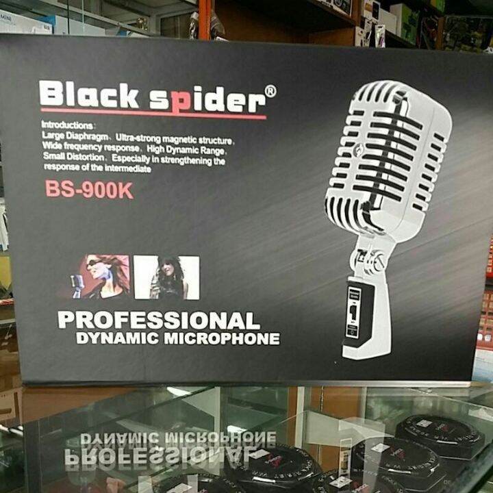 BLACK SPIDER BS-900K DYNAMIC MICROPHONE | Lazada
