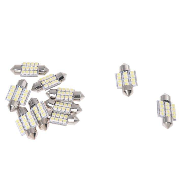 10 Order Bulbs torpedo Lights 12 LED SMD White 31MM | Lazada PH