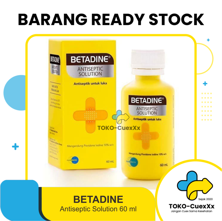 Betadine antiseptic Solution 60ml | Lazada Indonesia