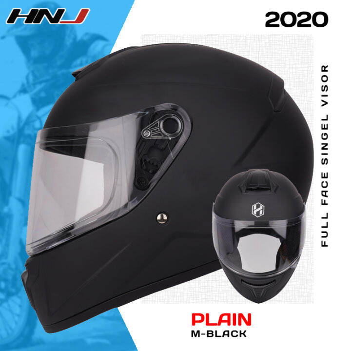 HNJ 2020 Helmet motorcycle full face single visor helmet for men and ...
