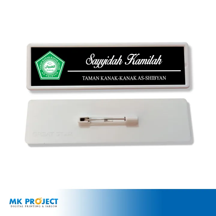 NAME TAG AKRILIK - PUTIH | Lazada Indonesia