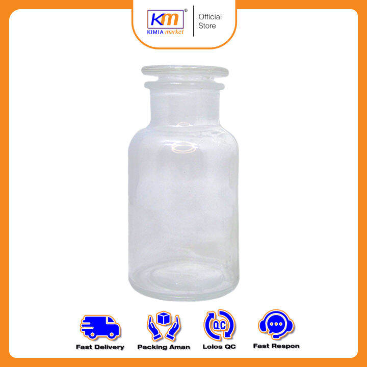 Botol reagen bening / pereaksi / steril / laboratorium 250 mL | Lazada ...