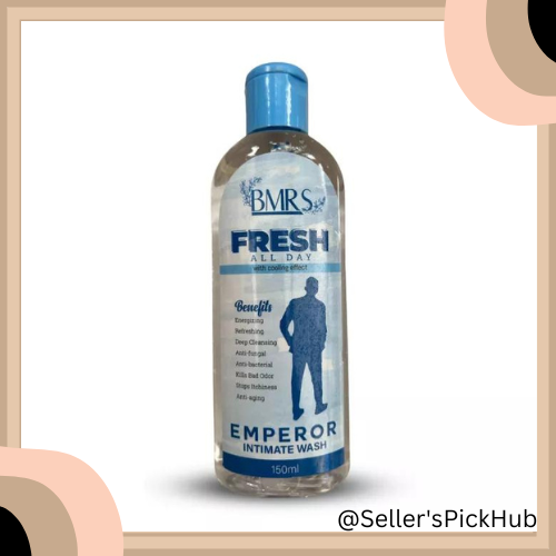 NEW PACKAGING! ORIGINAL BMRS Fresh All Day EMPEROR INTIMATE WASH 150ml ...