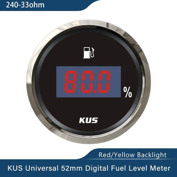 Universal KUS Boat Car Truck Digital Fuel Oil Level Gauge Meter ...