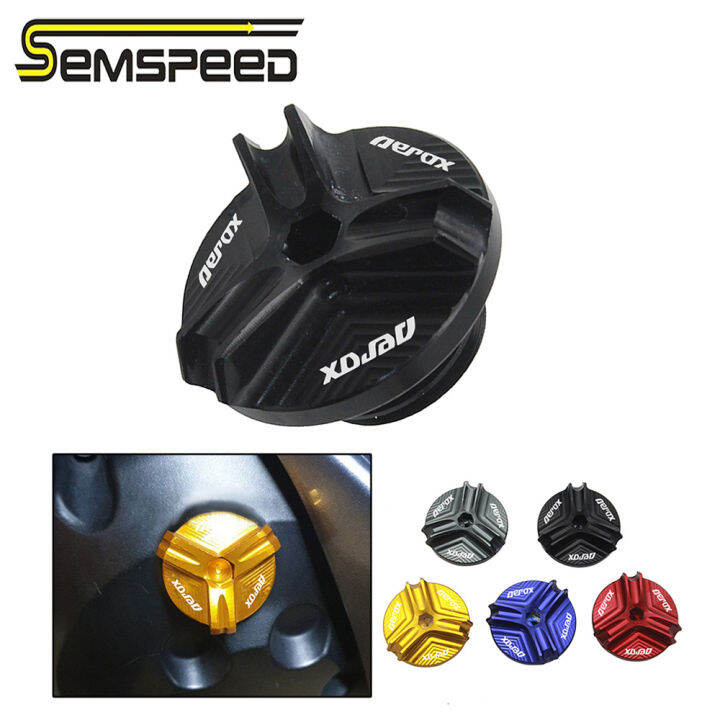 SEMSPEED Motorcycle Engine Oil Plug Filler Cap Cover Bolts For Yamaha ...