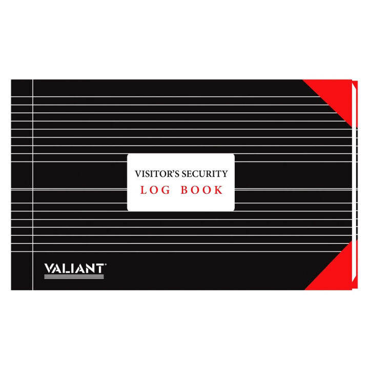 (Lt Stationery)Valiant Visitors Security Logbook 300pages | Lazada PH