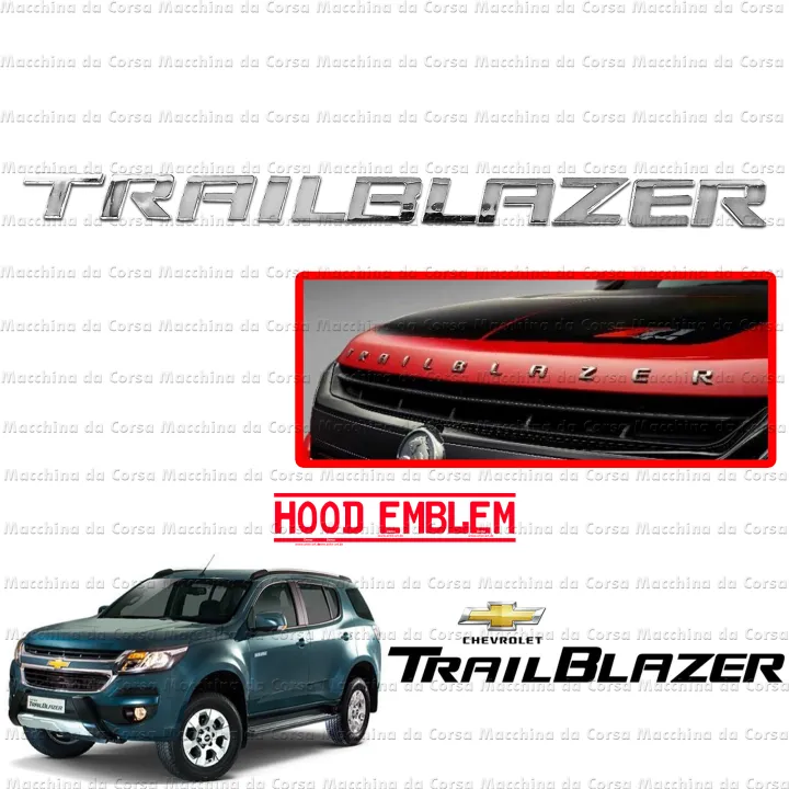 Chevrolet Trailblazer / Chevrolet Trail blazer Hood Emblem (Chrome ...