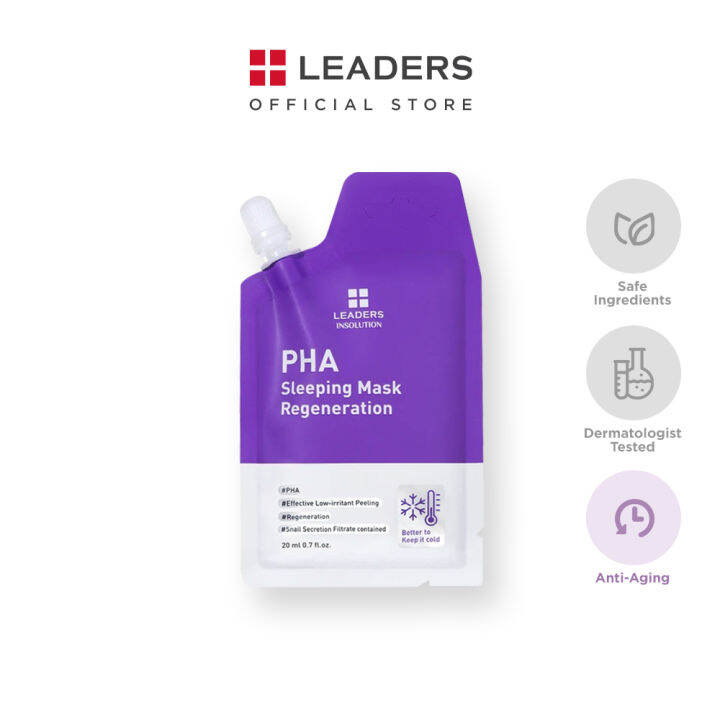 LEADERS INSOLUTION PHA Sleeping Mask Regeneration with Snail Secretion ...