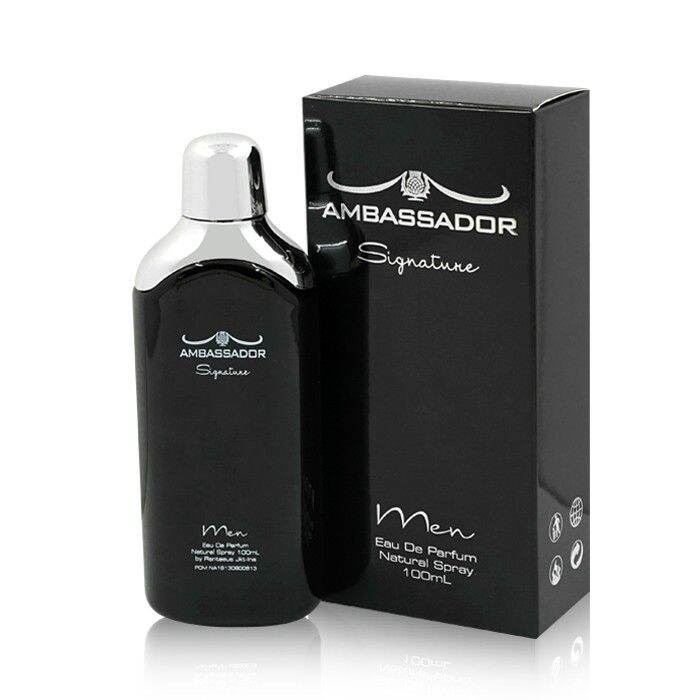 Ambassador Signature Men Eau De Parfum Natural Spray - 100ml | Lazada ...