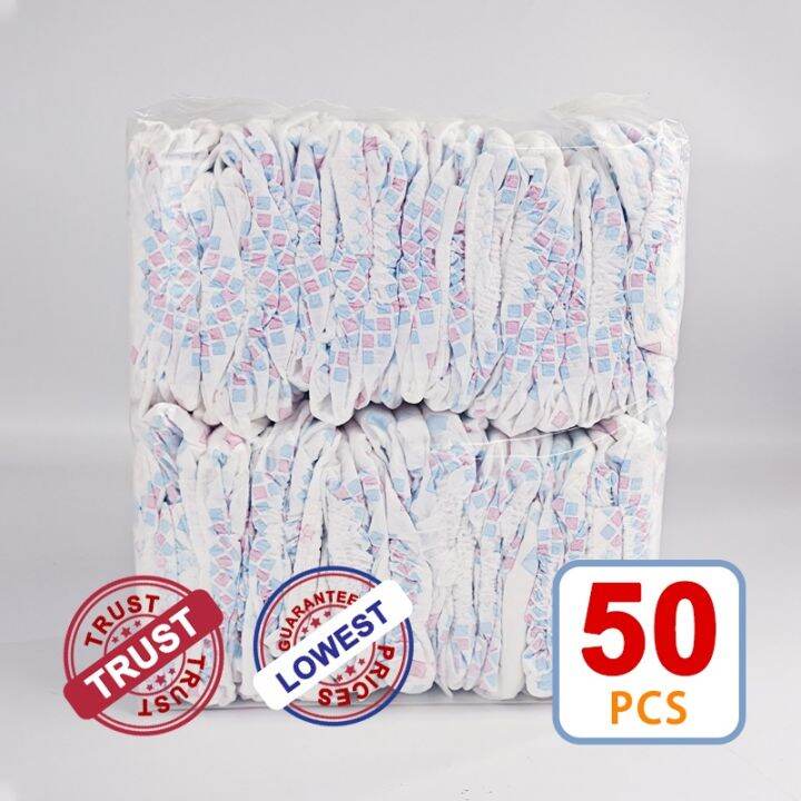 Baby Diapers Imported TAPE/PANTS 50pcs Diaper For Baby Pants Korean Diaper Training Diapers Baby ...