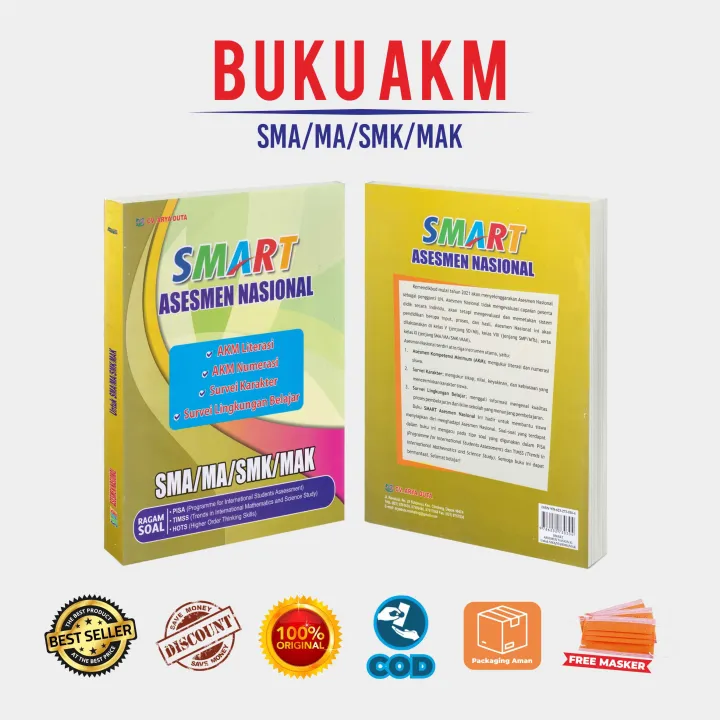 Buku Akm SMA : Smart Asesmen Nasional SMA/MA/SMK/MAK | Lazada Indonesia
