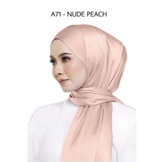 Shawl Luxe Bubble Satin Shawl Bubble Tudung Nikah Shawl Murah Tudung ...