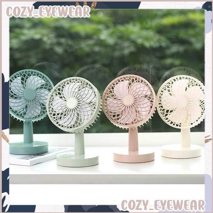 Swing Fan Mini Table USB Charging Fan Small Kipas Clip Hand Cooling ...