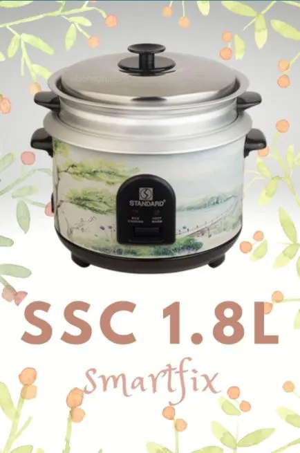 Standard Rice Cooker with Steamer SSC 1.8L with free measuring cup and ...