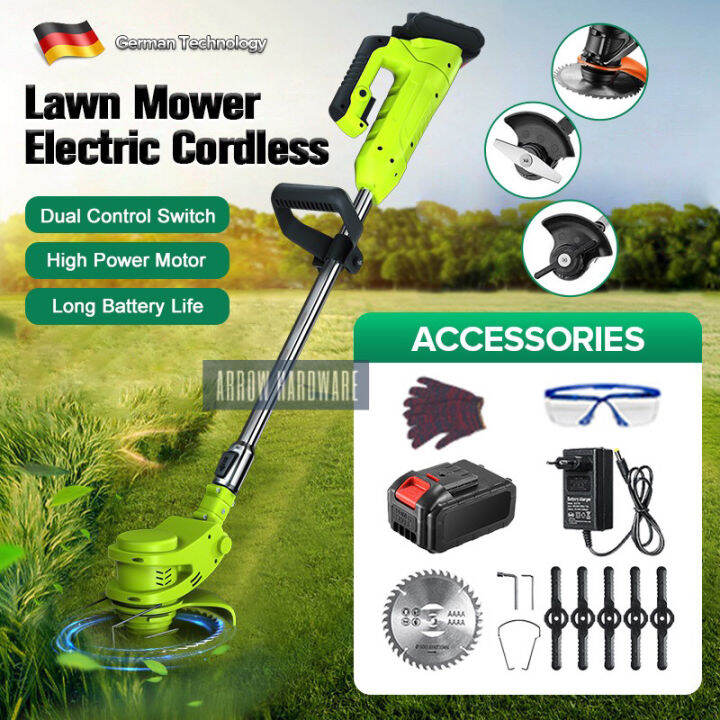 Rechargeable Electric Grass Cutter Lawn Mower Lazada Ph