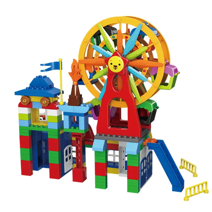 Building Blocks Ferris Wheel Amusement Park Children's Educational ...