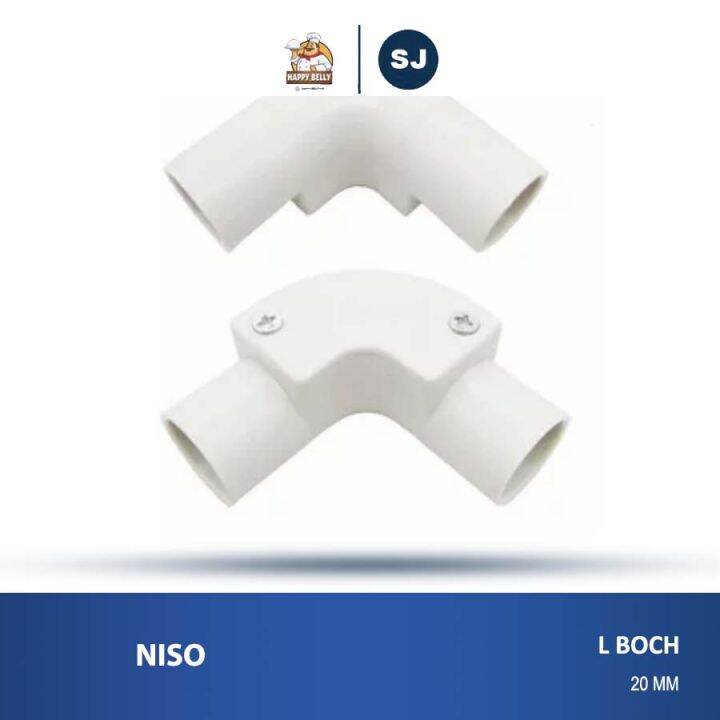 Elbow pipa pvc 20 mm / sambungan pipa knee L / L-Bow KNEE BAUT SIKU ...
