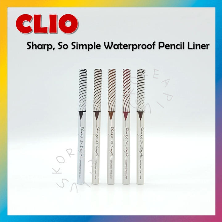 [CLIO] Sharp So Simple Waterproof Pencil Liner 0.14g | Lazada