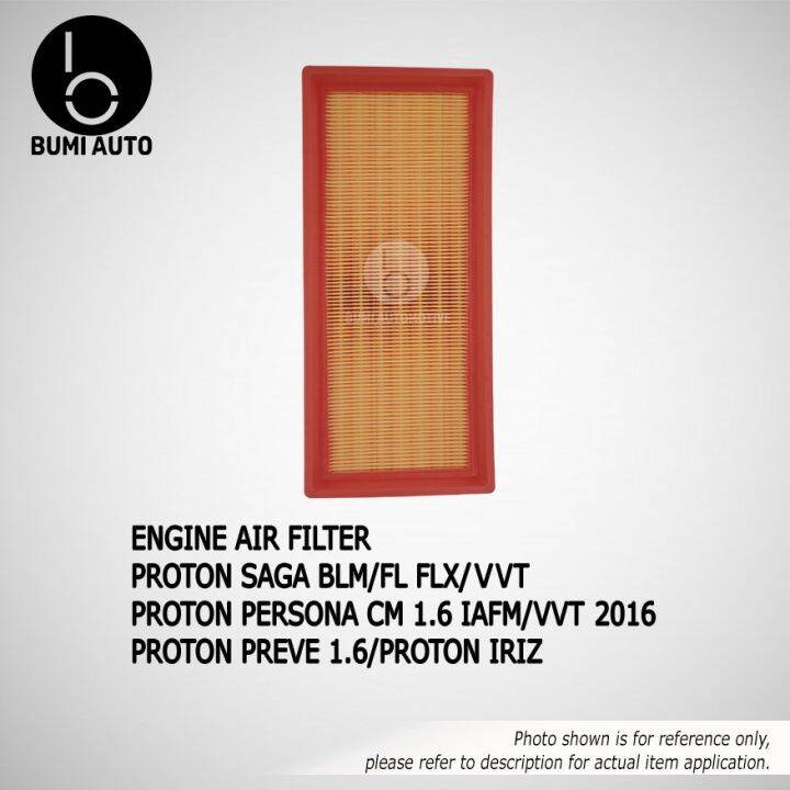Proton Saga BLM FL FLX VVT Persona VVT Preve Iriz Air Filter Penapis ...