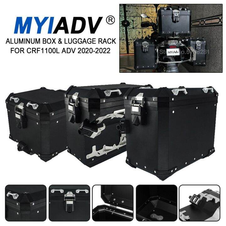 Motorcycle Aluminum Box Luggage Rack For Honda CRF1100L Adventure ADV ...