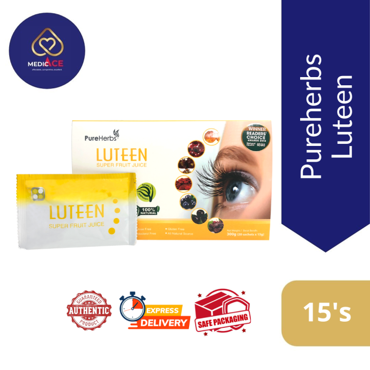 [CLEARANCE][NO BARCODE] Pureherbs Luteen Super Fruit Juice 15g 15's ...