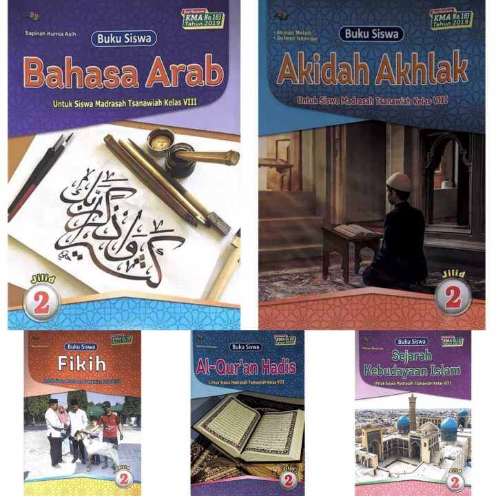 buku MTS kelas 8 penerbit cv. arya duta B.ARAB, AKIDAH, FIKIH, AL-QUR'AN HADIS, SKI | Lazada ...
