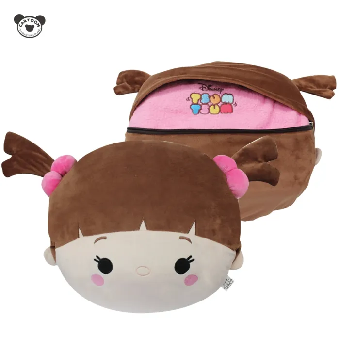 Disney หมอนกอด หมอนซุกมือ บู Boo TSUM TSUM ด้านหลังสามารถดึงออกมามีผ้า ...