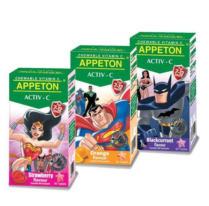 Appeton Activ-C 100mg 7-12 Years (60s) | Lazada