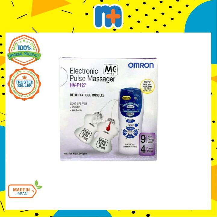 [MPLUS] OMRON Electronic Pulse Massager Hv-F127 | Lazada