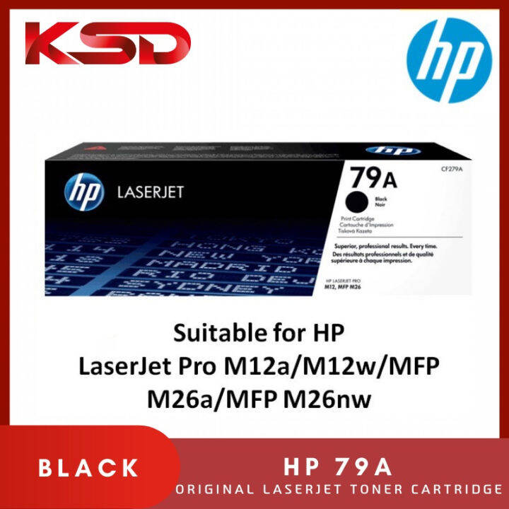 HP 79A Black Original LaserJet Toner Cartridge(CF279A) | Lazada