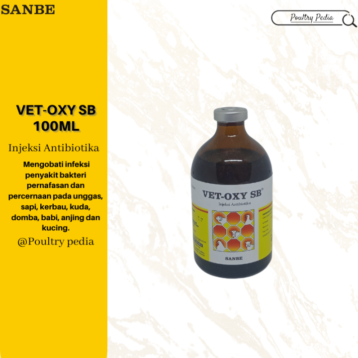 VET OXY SB 100 ml sanbe - Obat Anti Infeksi Bakteri Hewan Vetoxy ...