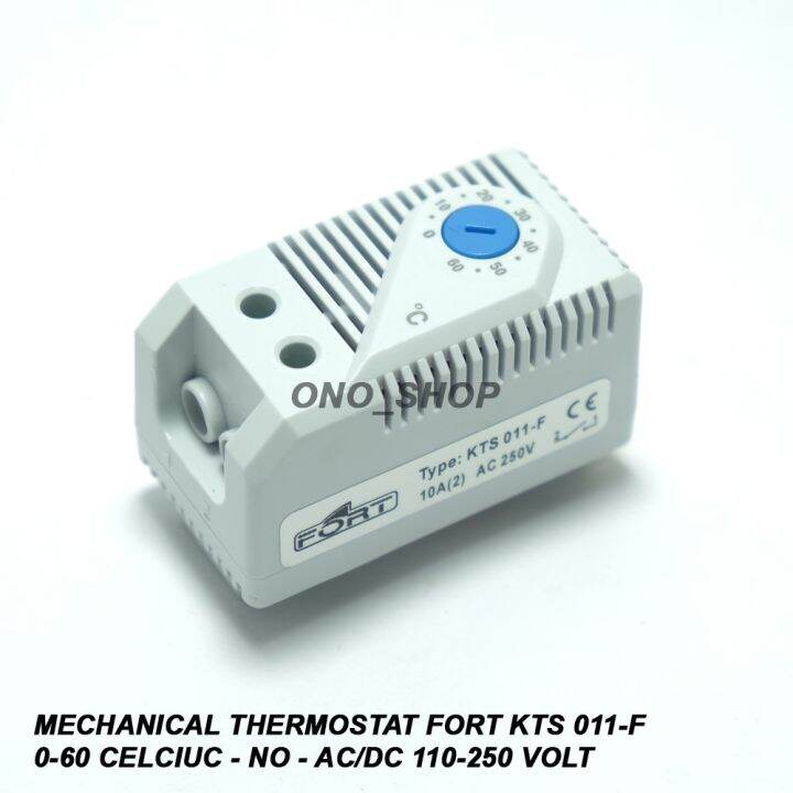 Mechanical Thermostat FORT - KTS-011-F - 0-60 Celcius - 110-250 VAC-DC | Lazada Indonesia