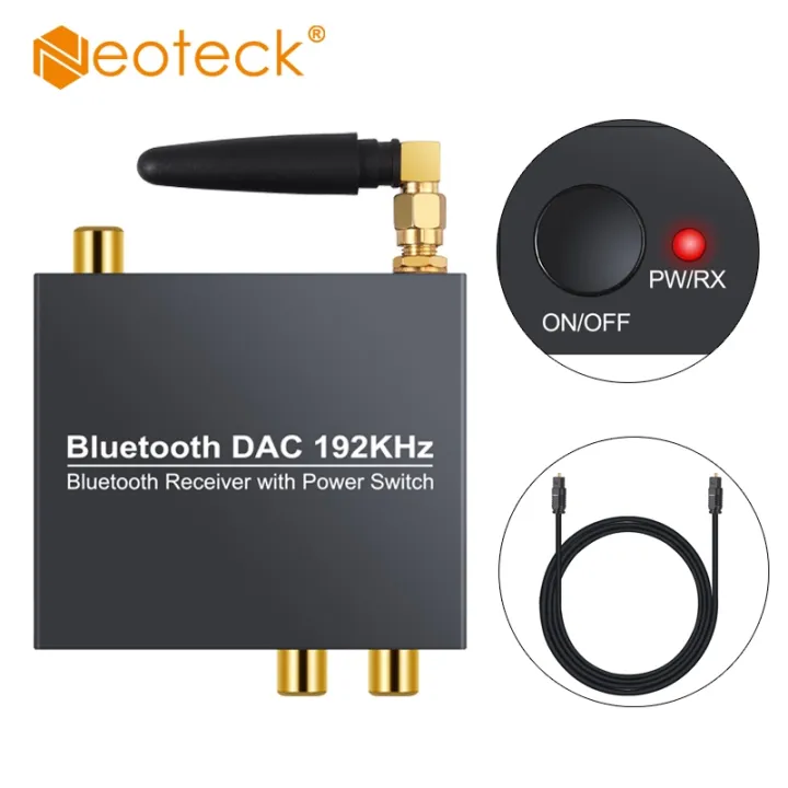 Neoteck Bluetooth Compatible DAC With Power On Off Button 192 Khz ...