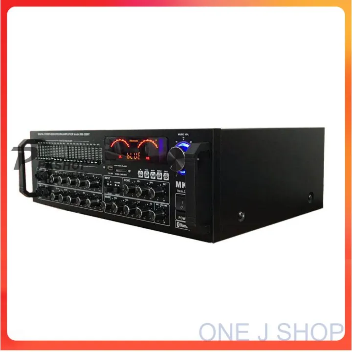 MKC MK-500BT power amplifier แอมป์ขยายเสียง พร้อมพัดลมระบายความร้อน ...