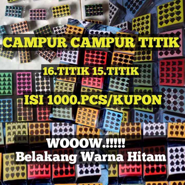 mainan gosokan bom / harga per 1000 pcs radom titik / mainan berhadiah ...
