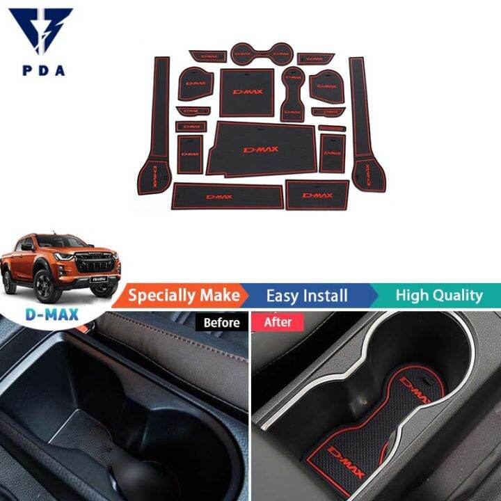 Isuzu DMAX D-MAX 2022 2023 D-MAX Console Rubber Mat | Lazada