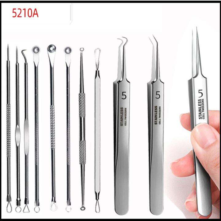 5210A 8pcs/set อุปกรณ์ประกอบฉาก ผลิตภัณฑ์ดูแลผิวหน้า ร้านเสริมสวยซาลอน ทำความสะอาดลึก ที่หนีบ ...