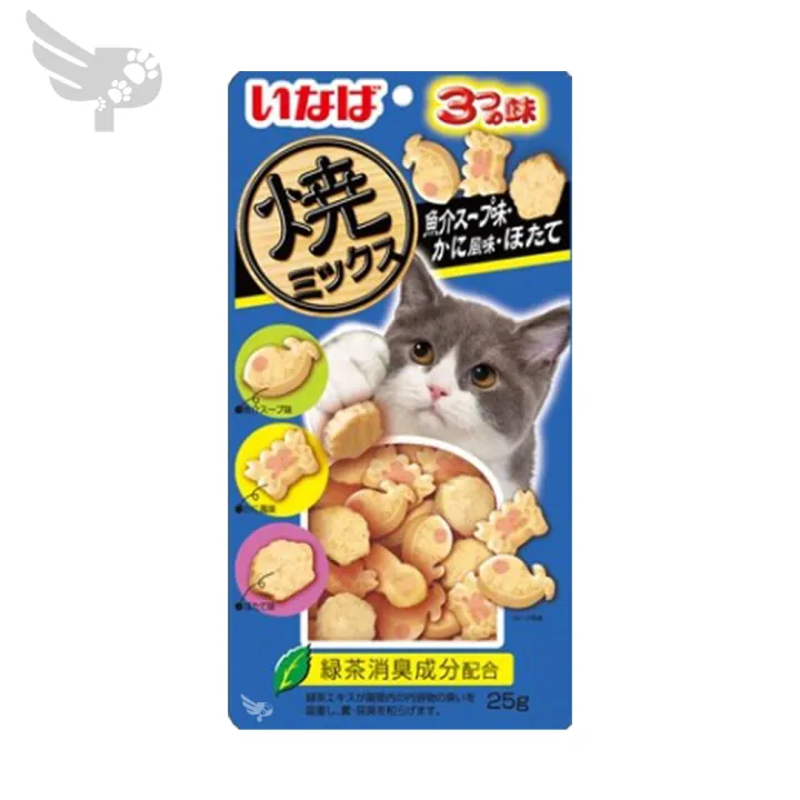 Inaba Soft Bits Treats 25g - (QSC-125) Chicken Fillet with Dried Bonito ...