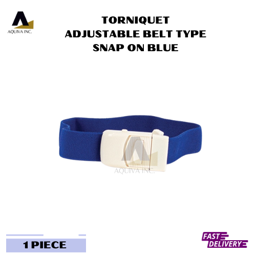 Tourniquet Adjustable Snap On Belt type (BLUE) | Lazada PH