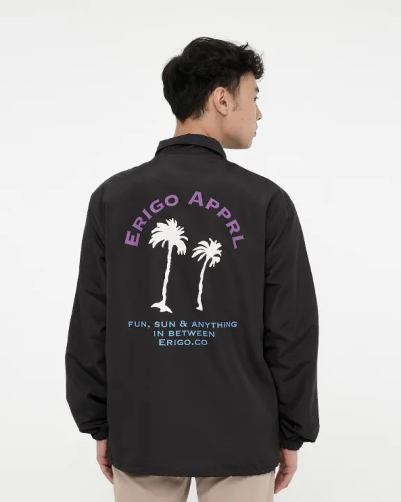 Erigo Coach Jacket Coco Island Asphalt | Lazada Indonesia