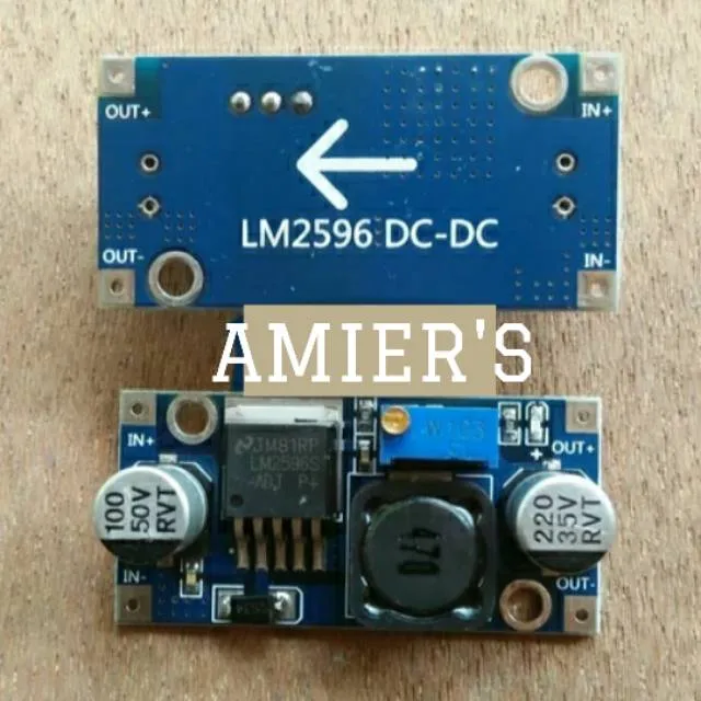 LM2596 DC-DC ADJUSTABLE STEP-DOWN POWER MODULE LM 2596 BUCK REGULATOR WITH INDICATOR | Lazada ...