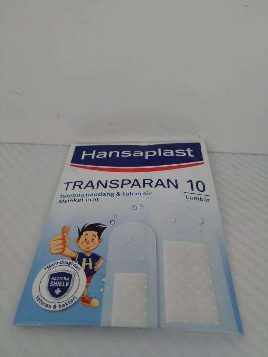 Hansaplast hansaplas plester transparan kedap air per 1 pack isi 10 lembar | Lazada Indonesia