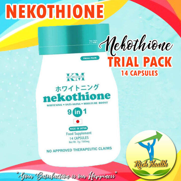 Nekothione 9in1 Trial Pack 14capsules per pouch | Lazada PH