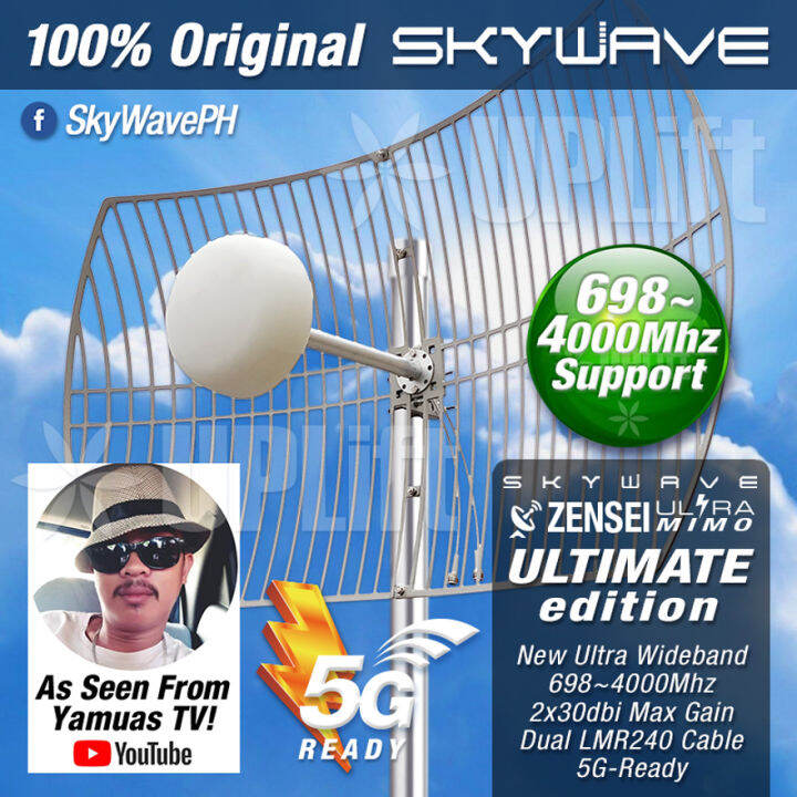 100% UPLift SkyWave Zensei Ultra MIMO Ultimate Ultra-Wideband Dual ...